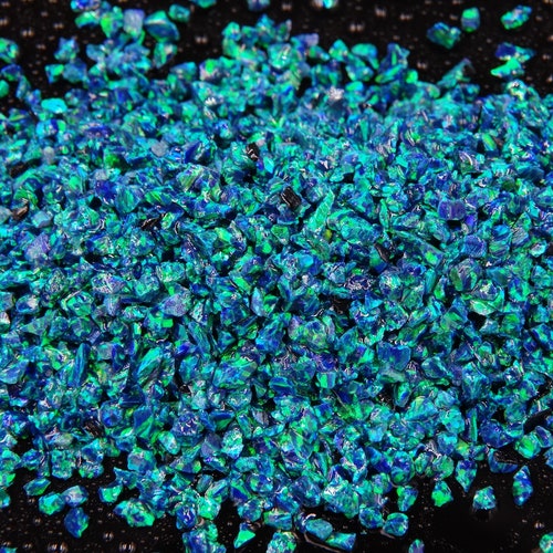 Crushed Opal indigo / Premium Inlay Material for - Etsy