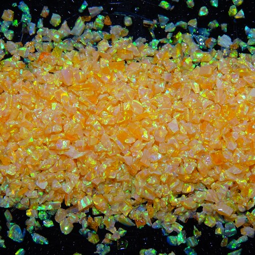 Crushed Opal flaming / Premium Inlay Material - Etsy