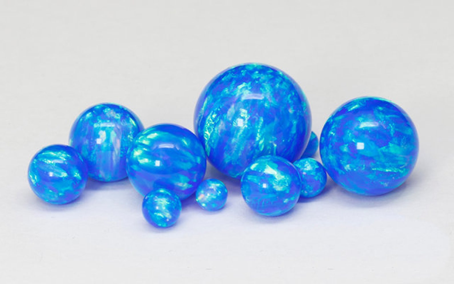 Crushed Opal blue Ice / Premium Inlay Material | Etsy