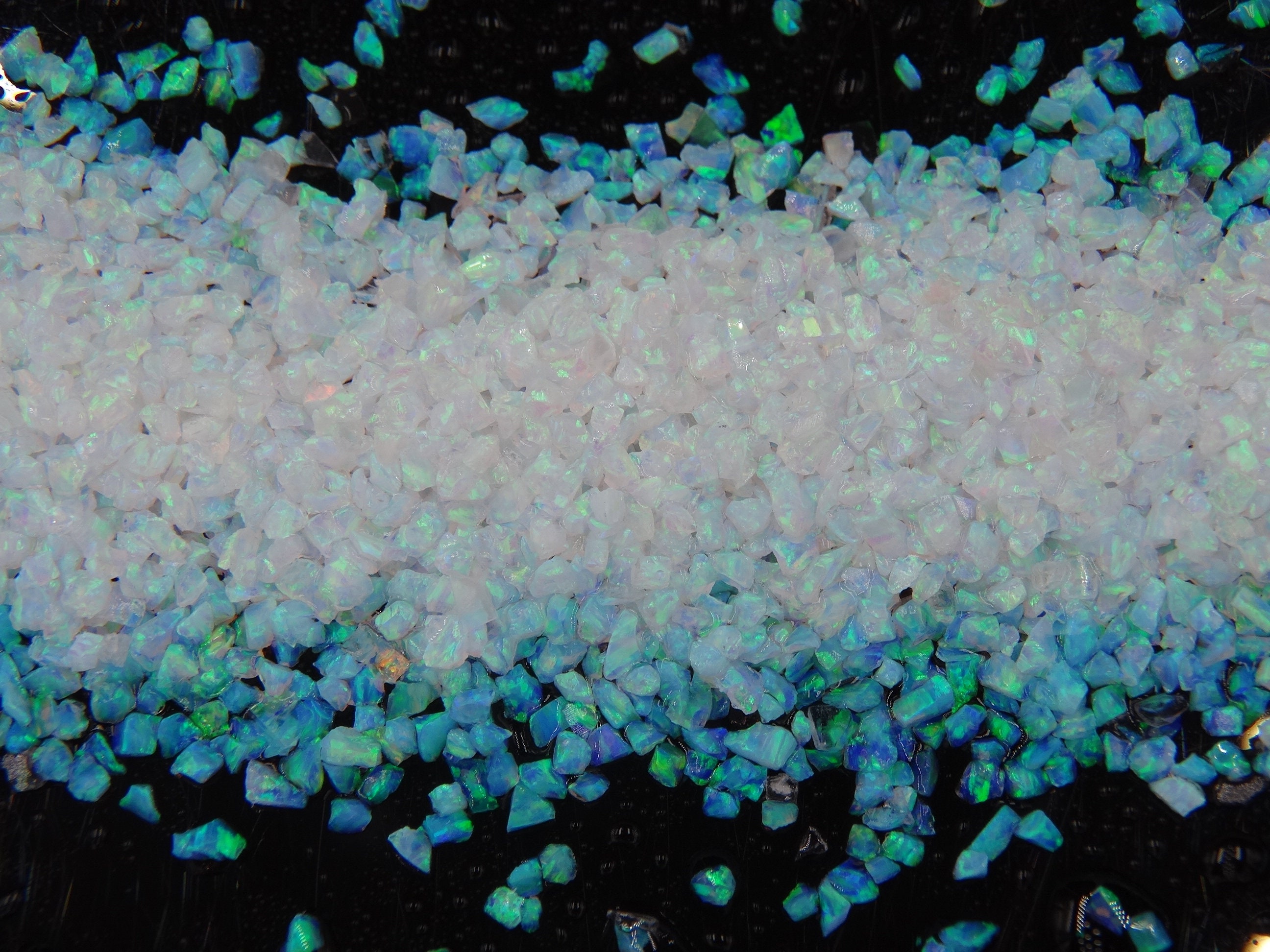 Crushed Opal Green Ice / Premium Inlay Material | Etsy