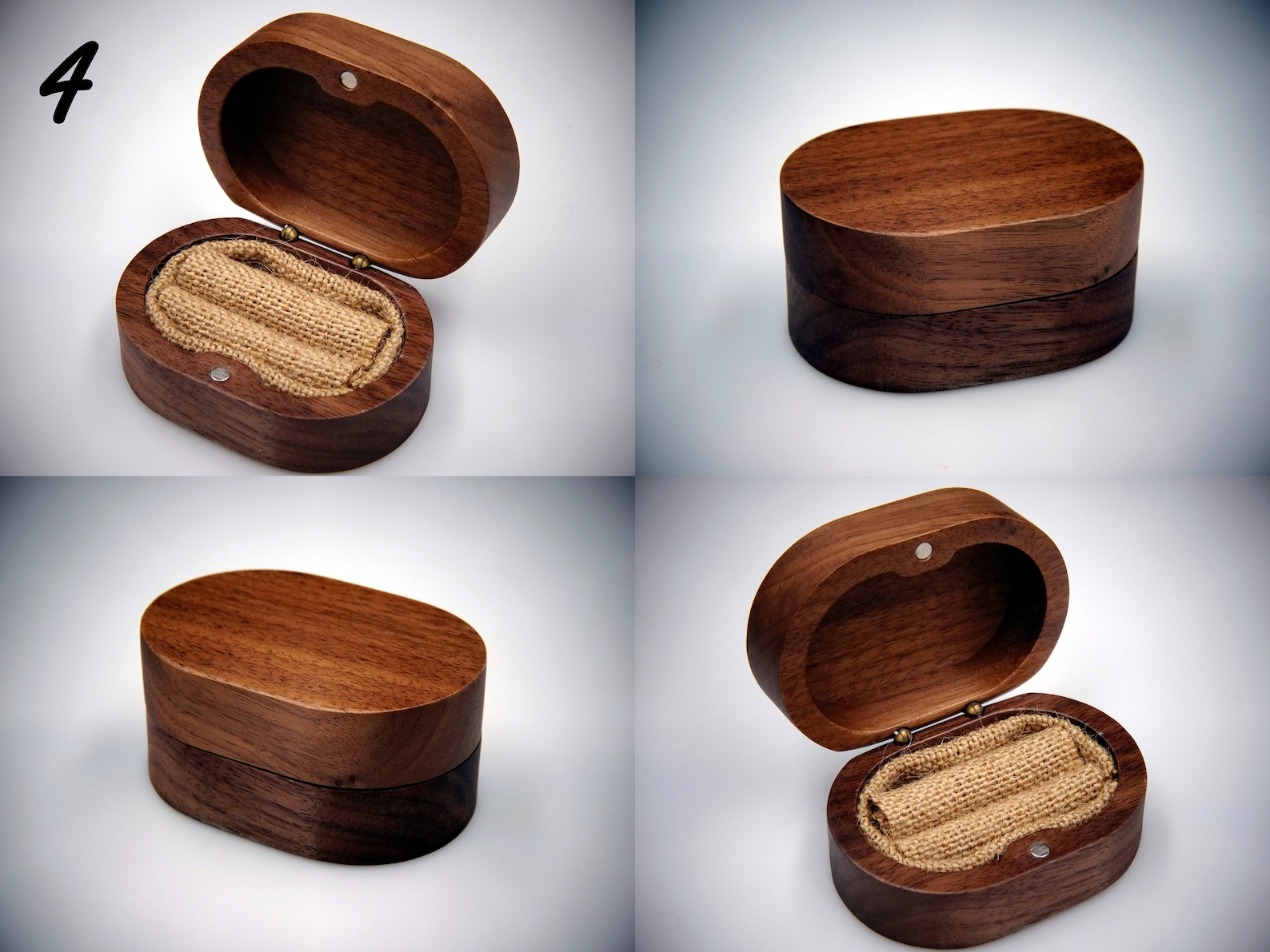 Walnut Ring Boxes | Etsy