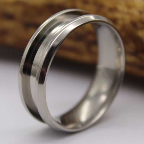 Koa Wood Ring Blank for Inlay - Etsy