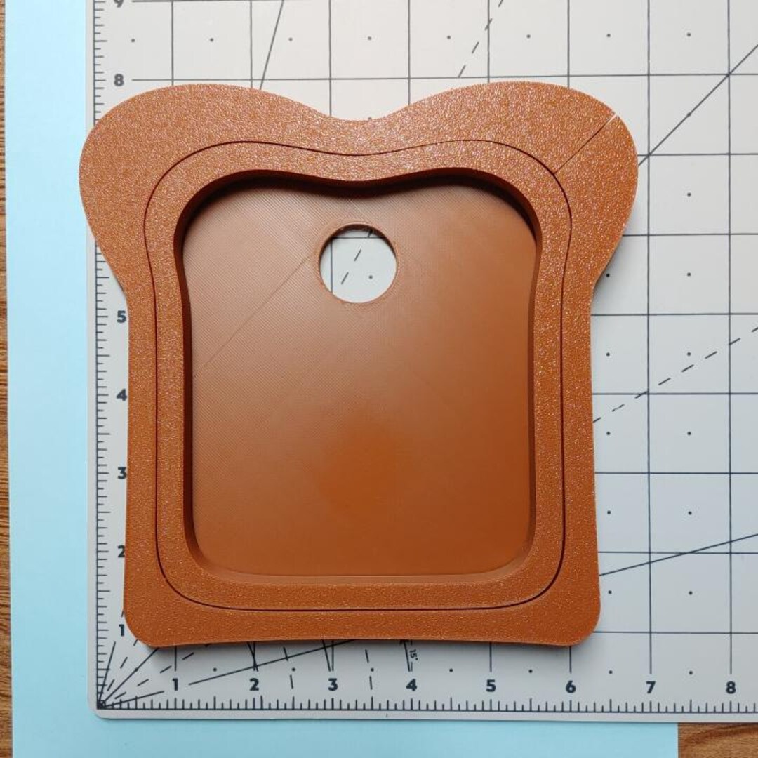 Toast Embroidery Hoop 3d Printed - Etsy