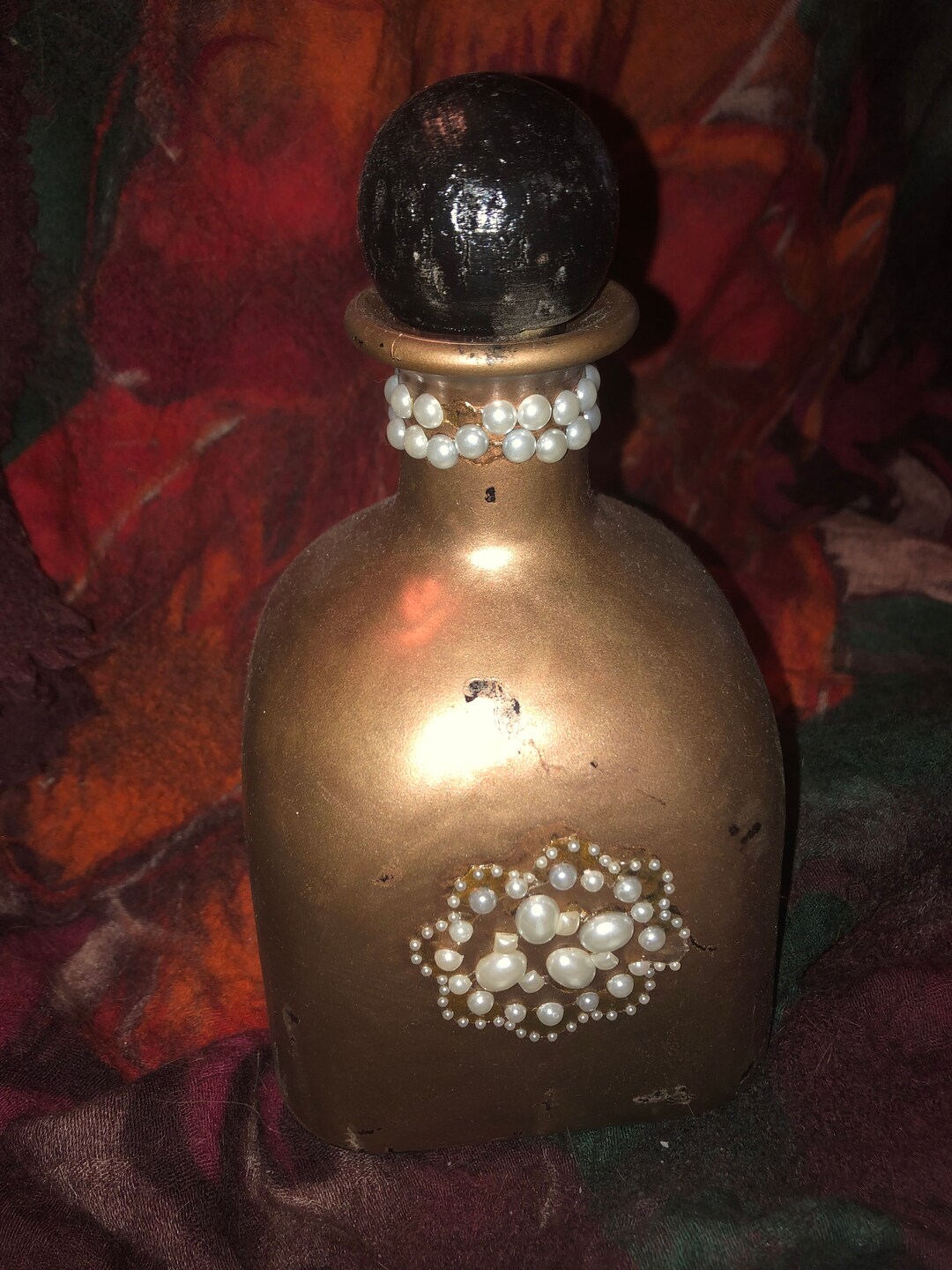 Hand Painted Bottle - Etsy