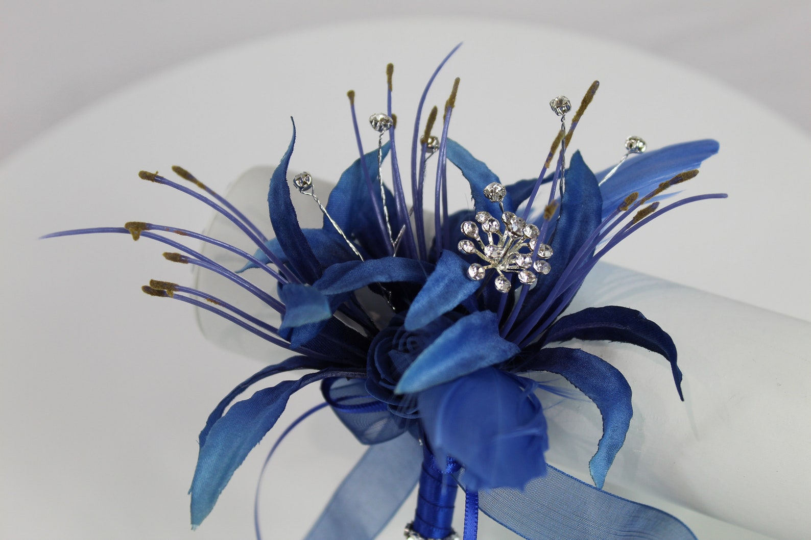 Realistic Artificial Royal Blue Nerine Lily Prom/wedding - Etsy UK