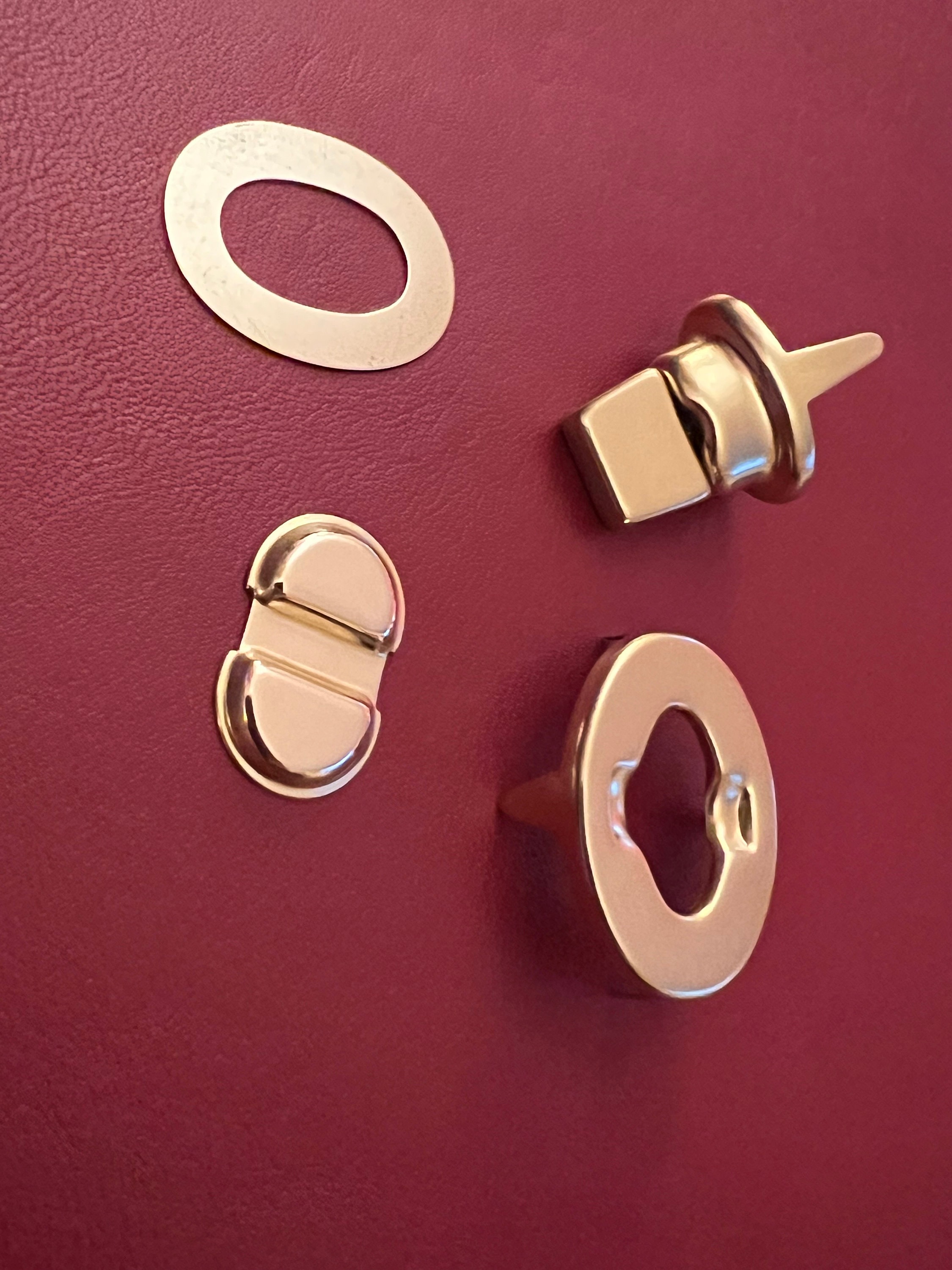 COACH NEW 4-PC Turnlock Set Brass Replacement for Many Vintage Coach ...