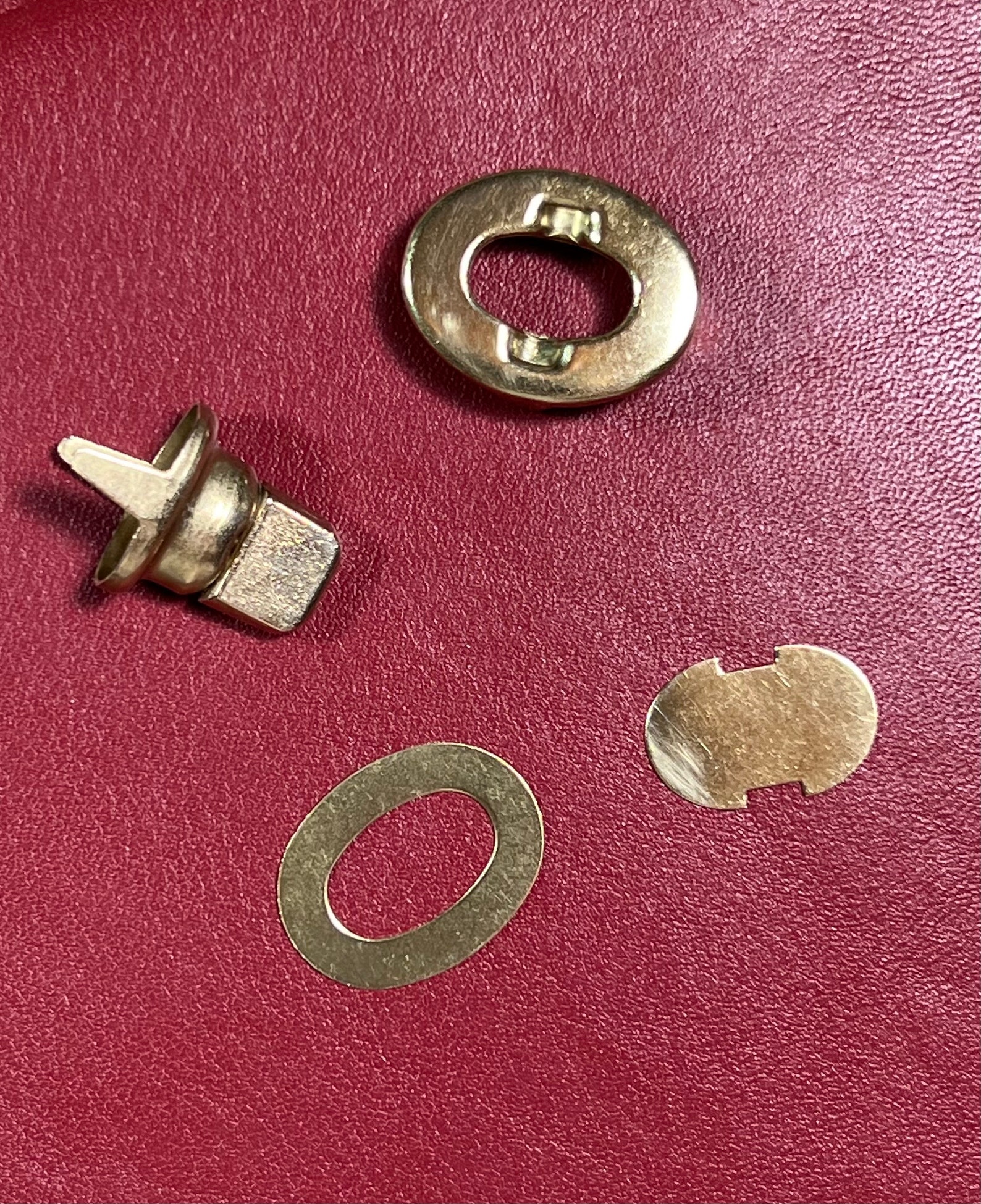 Old Style Brass Turn Lock Set (4PC) Replacement for Many Vintage Coach ...