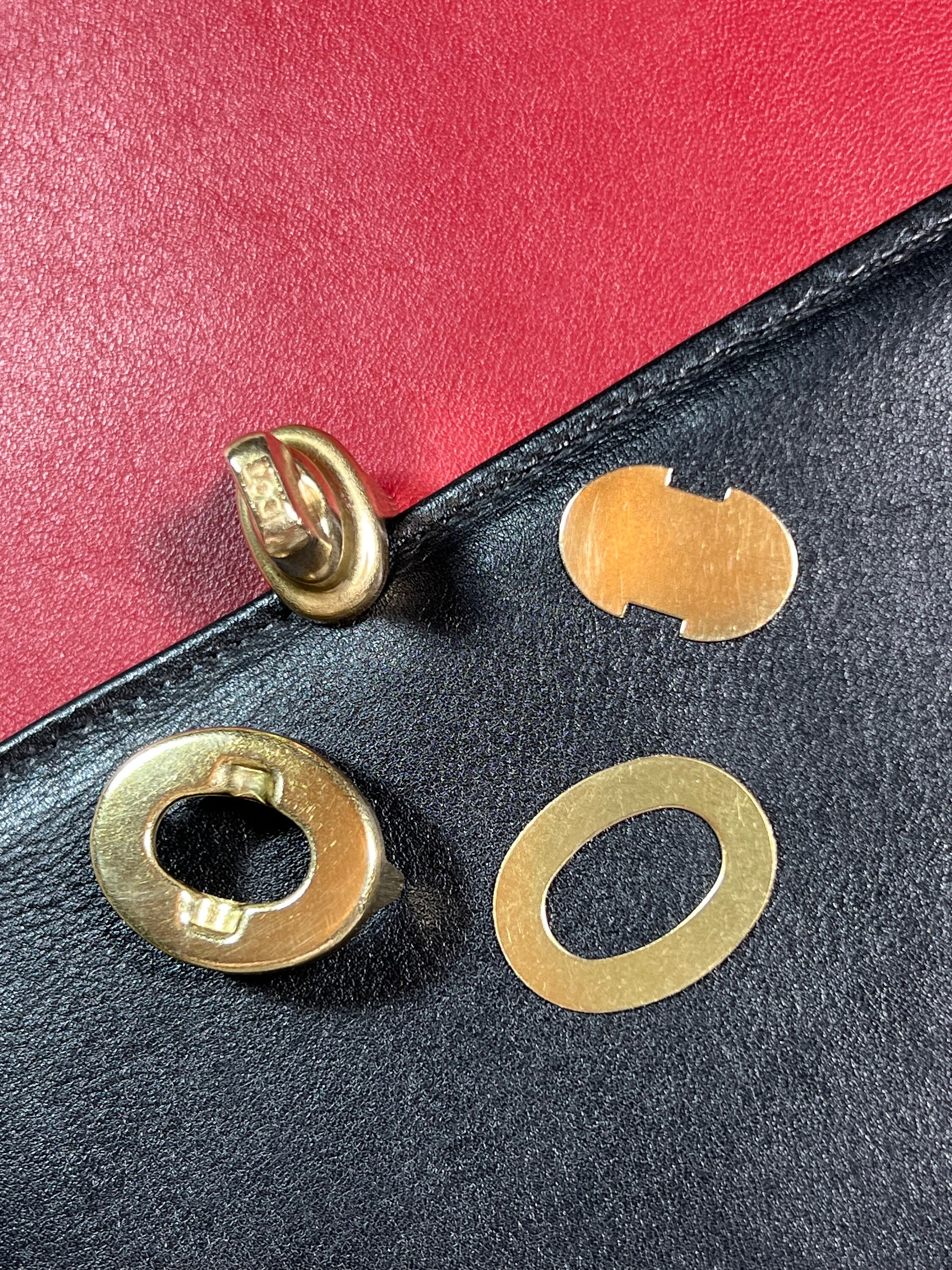 Old Style Brass Turn Lock Set (4PC) Replacement for Many Vintage Coach ...