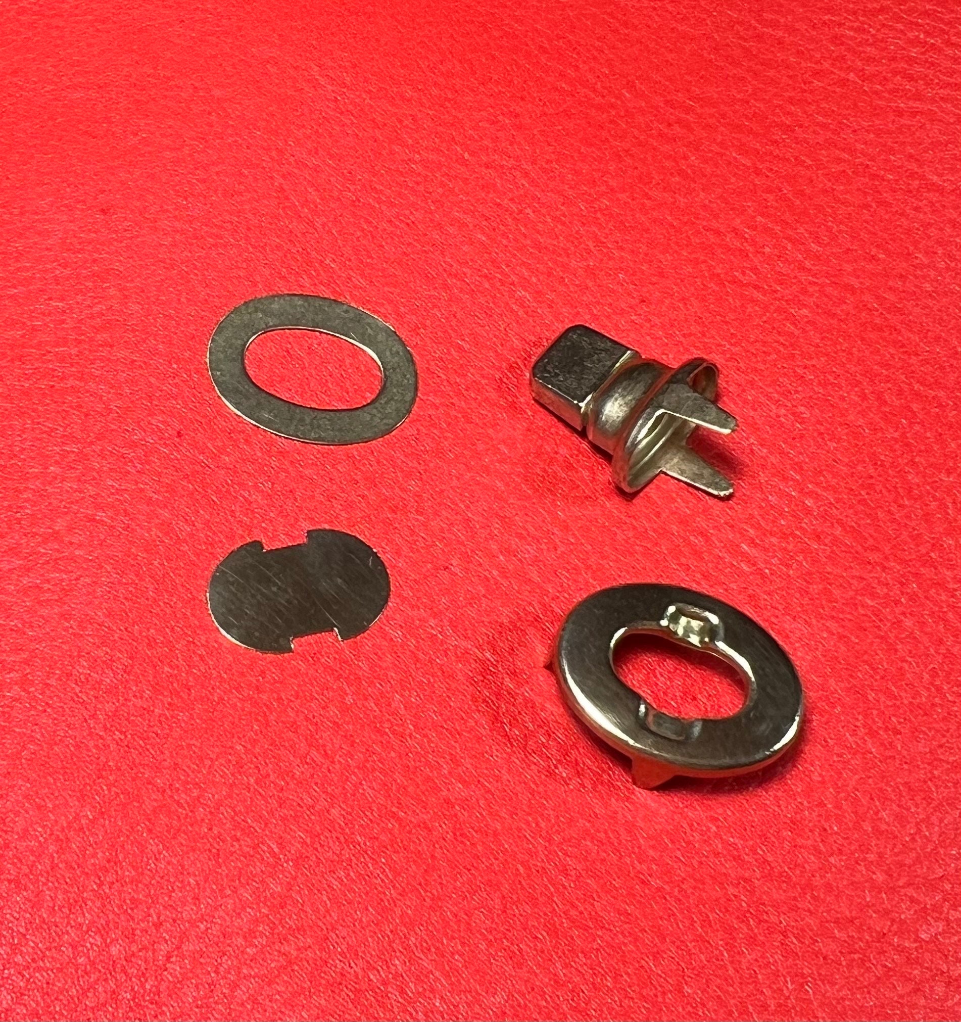 Old Style Brass Turn Lock Set (4PC) Replacement for Many Vintage Coach ...