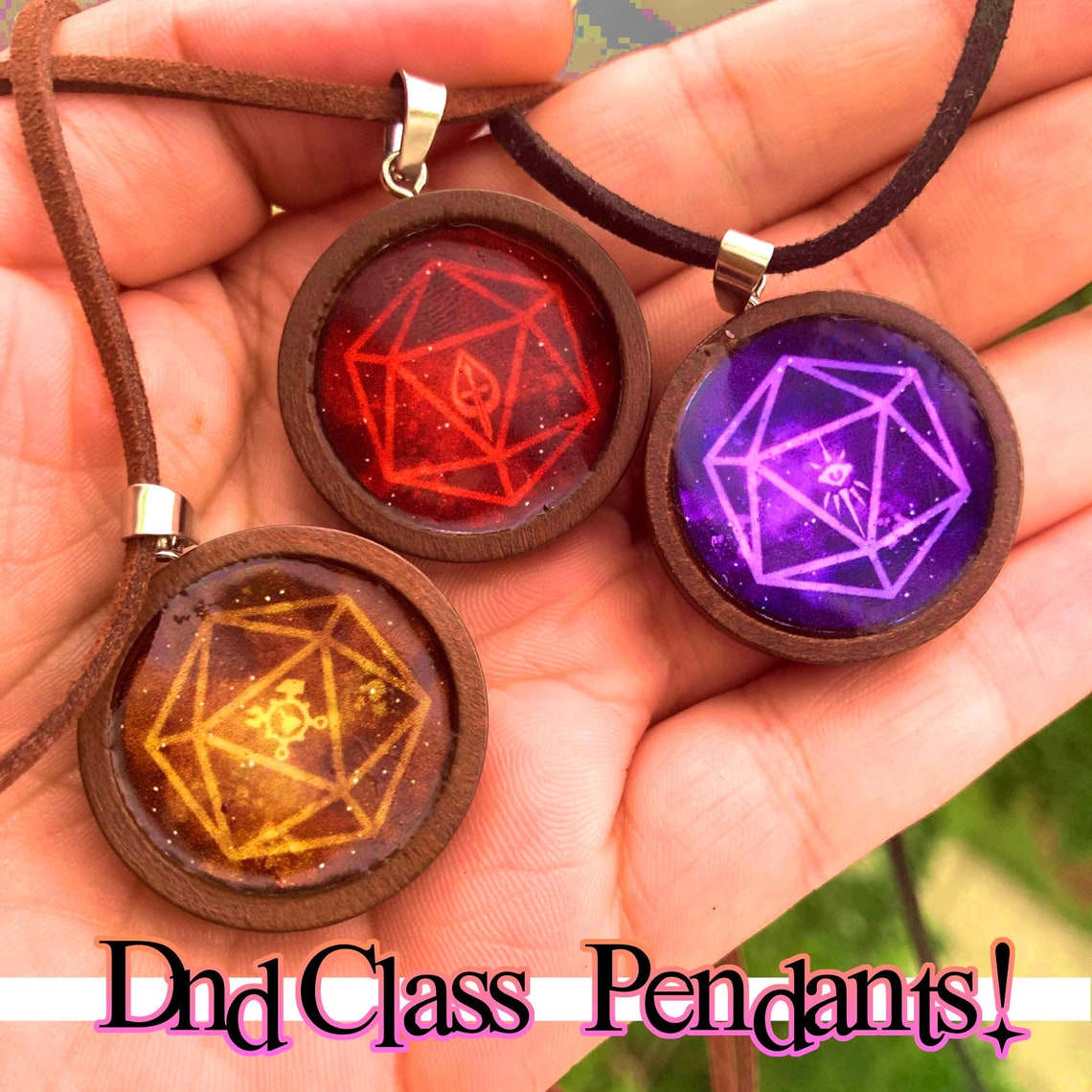 Dnd 5e Class Pendants Etsy