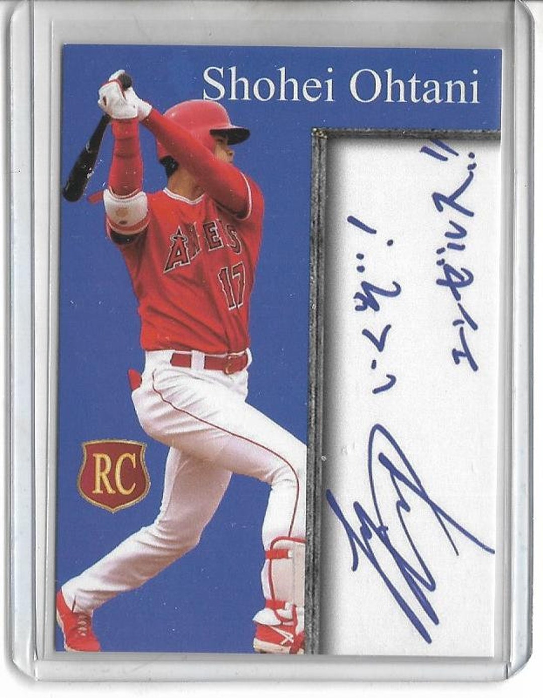 CA 2020 SHOHEI OHTANI Inkredible Ink Card Los Angeles Angels W/ Facsimile Signature - Etsy