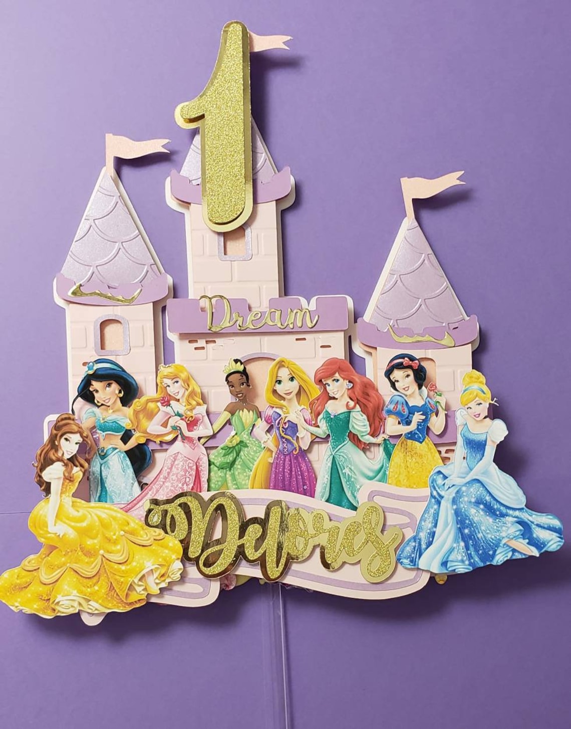 Princess cake topper Disney princess cake topper Princess | Etsy