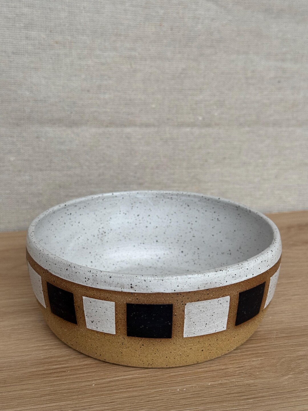 Checker Baby Cereal Bowl - Etsy