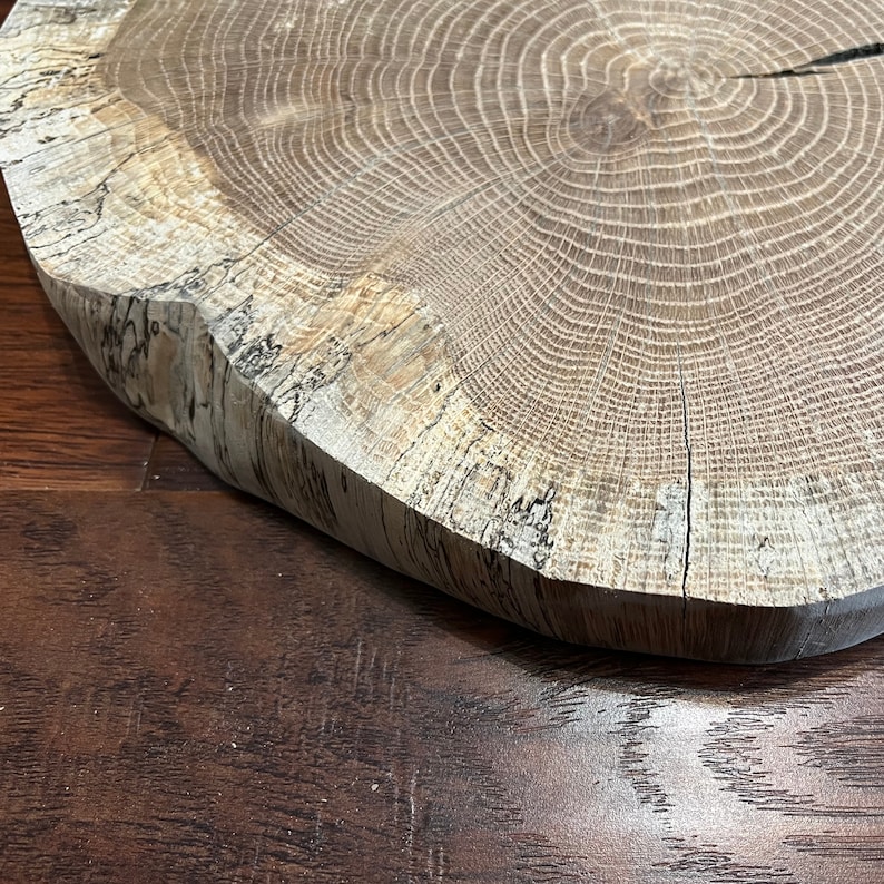 Sanded Oak End Grain Wood Slab Live Edge Tabletop Wood Slab - Etsy