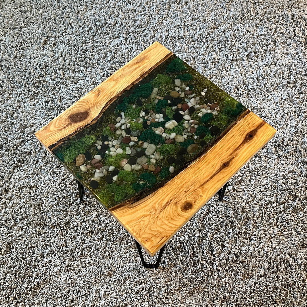 Epoxy Table Live Edge / Live End Table / Coffee Table / Epoxy River ...