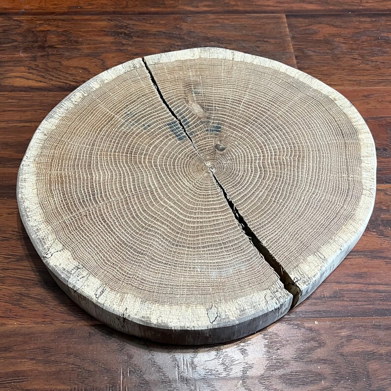 Sanded Oak End Grain Wood Slab Live Edge Tabletop Wood Slab - Etsy