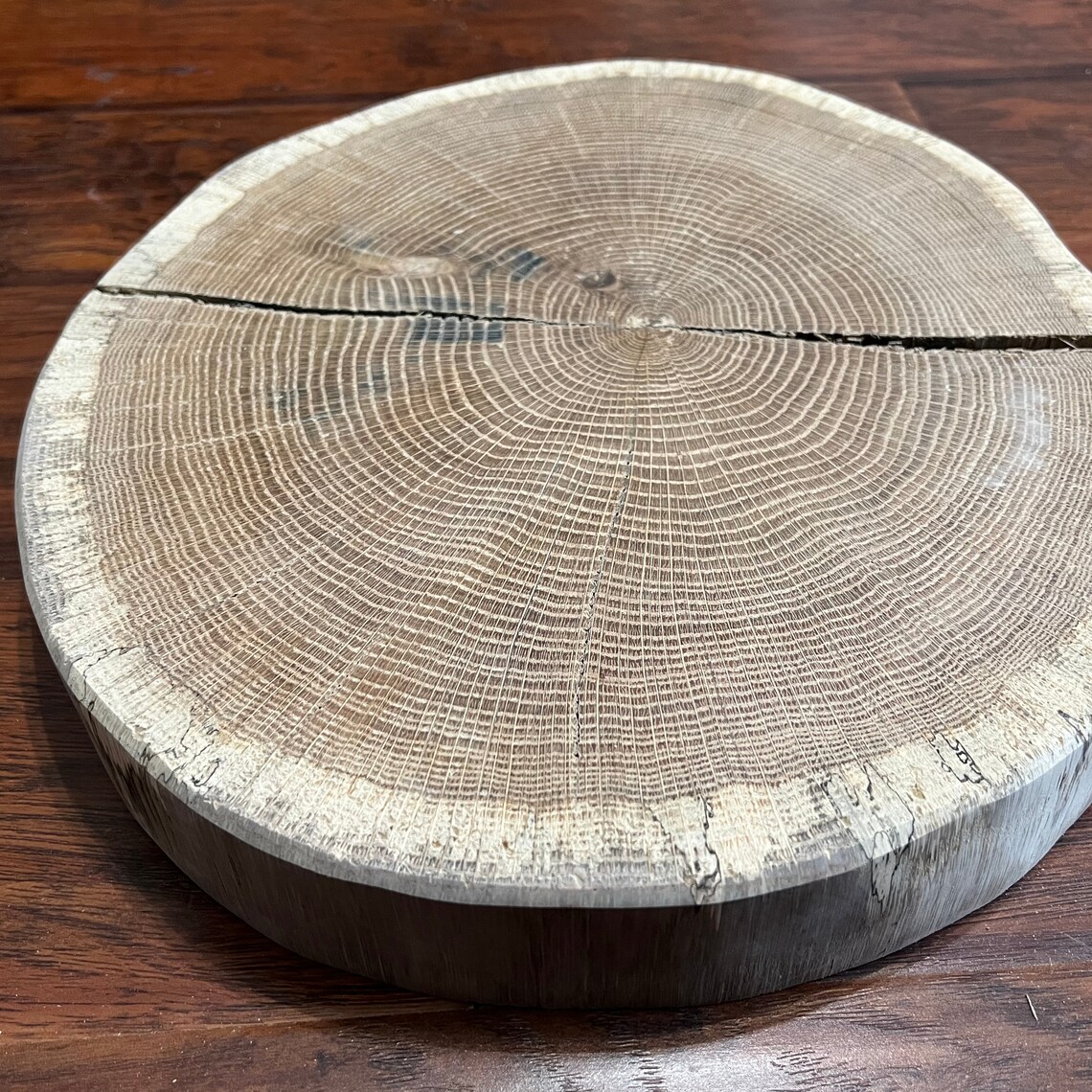 Sanded Oak End Grain Wood Slab Live Edge Tabletop Wood Slab - Etsy