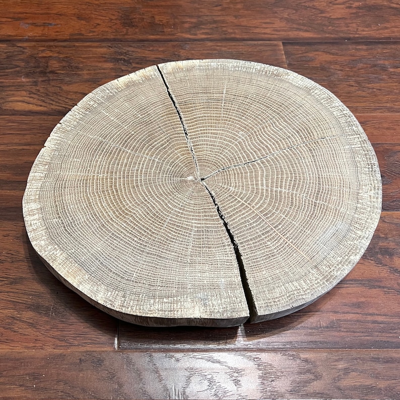 Sanded Oak End Grain Wood Slab Live Edge Tabletop Wood Slab - Etsy