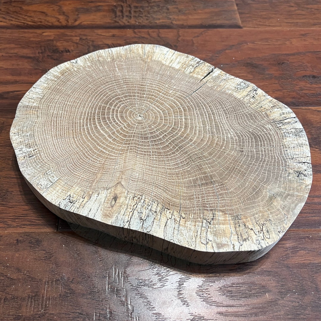 Sanded Oak End Grain Wood Slab Live Edge Tabletop Wood Slab - Etsy