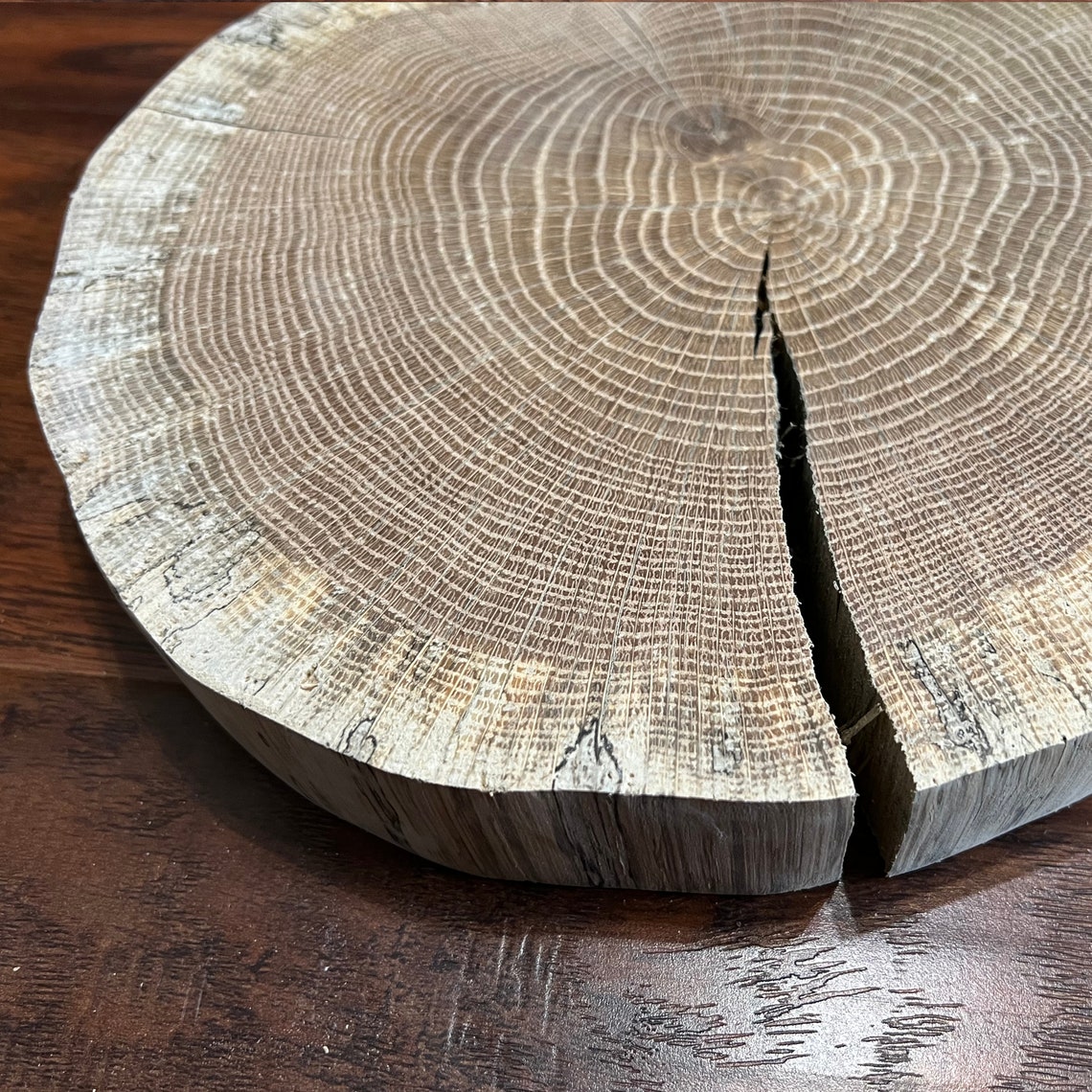 Sanded Oak End Grain Wood Slab Live Edge Tabletop Wood Slab - Etsy