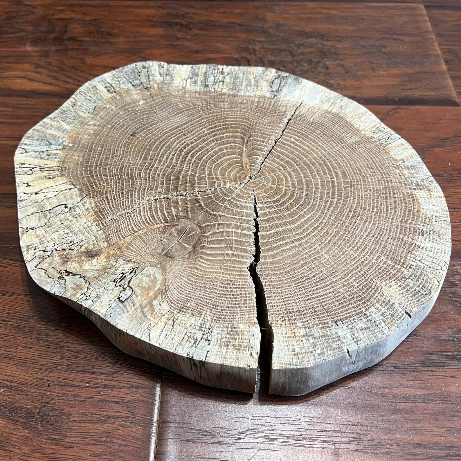 Sanded Oak End Grain Wood Slab Live Edge Tabletop Wood Slab - Etsy