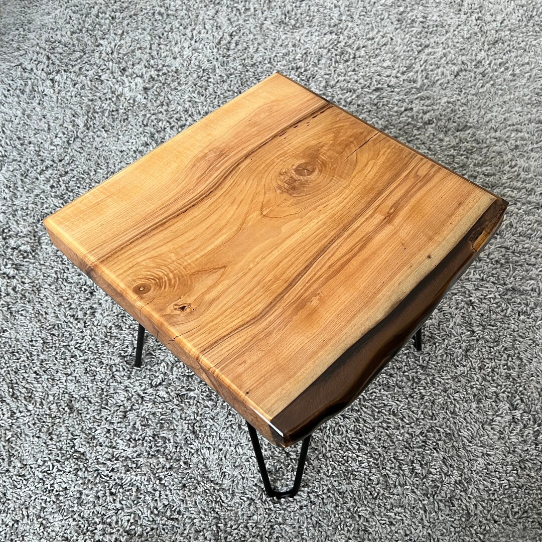Epoxy Table Live Edge / Live End Table / Coffee Table / Epoxy Slab ...