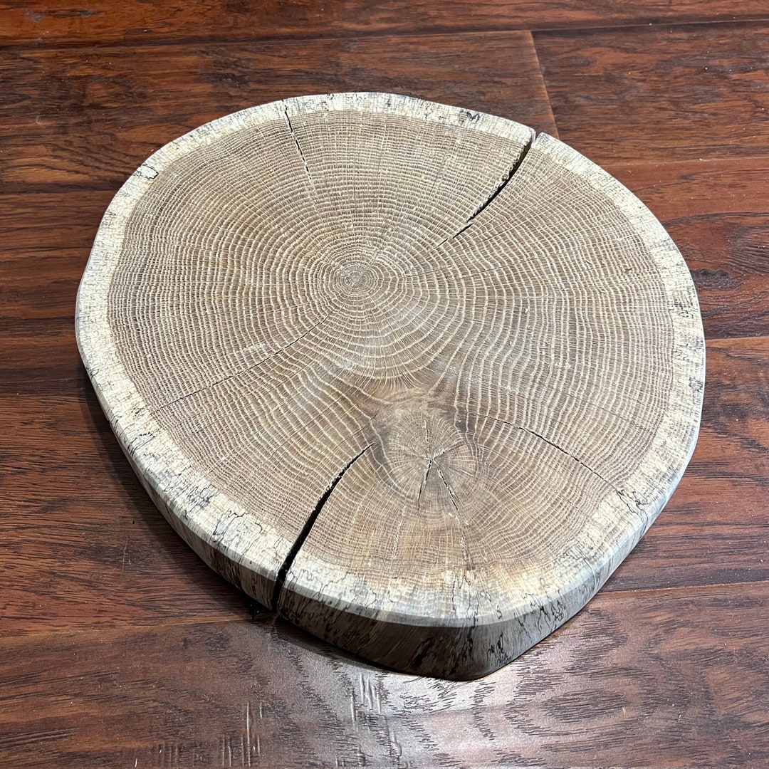 Sanded Oak End Grain Wood Slab Live Edge Tabletop Wood Slab - Etsy