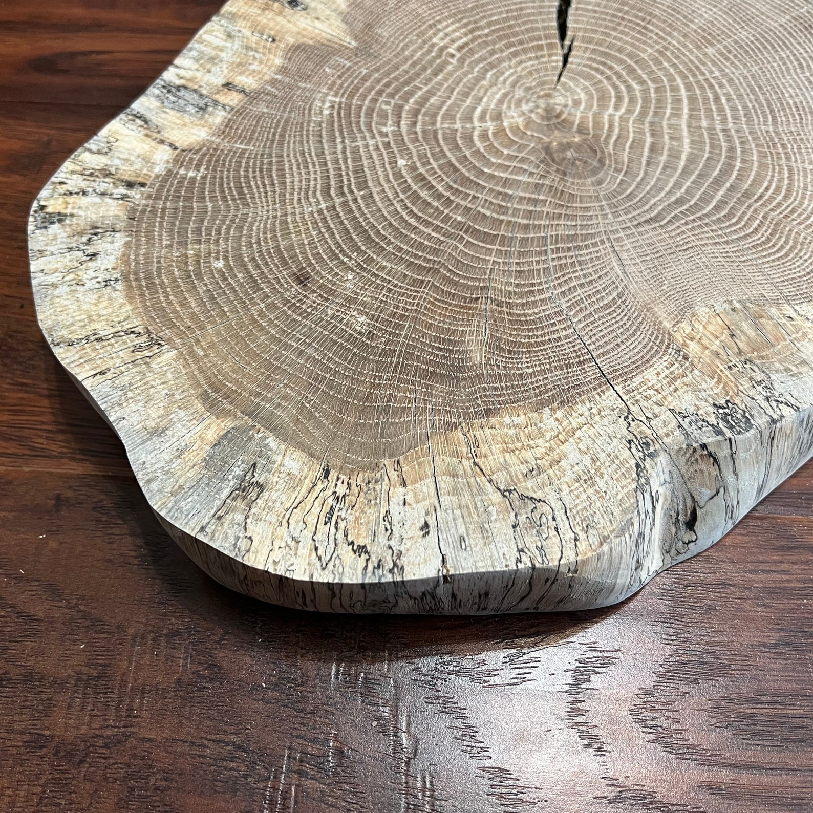 Sanded Oak End Grain Wood Slab Live Edge Tabletop Wood Slab - Etsy