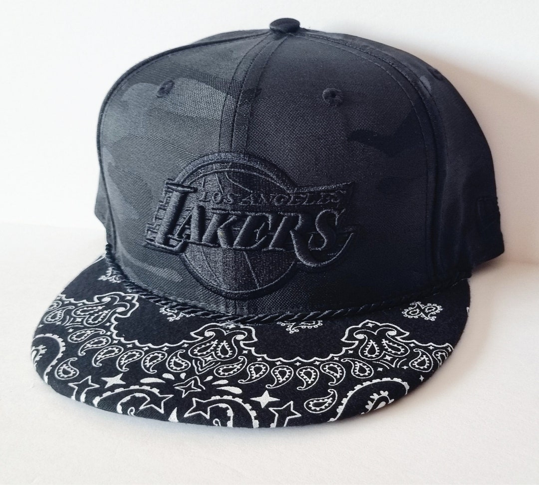 NBA Los Angeles Lakers Custom Snapback: Bandana - Etsy