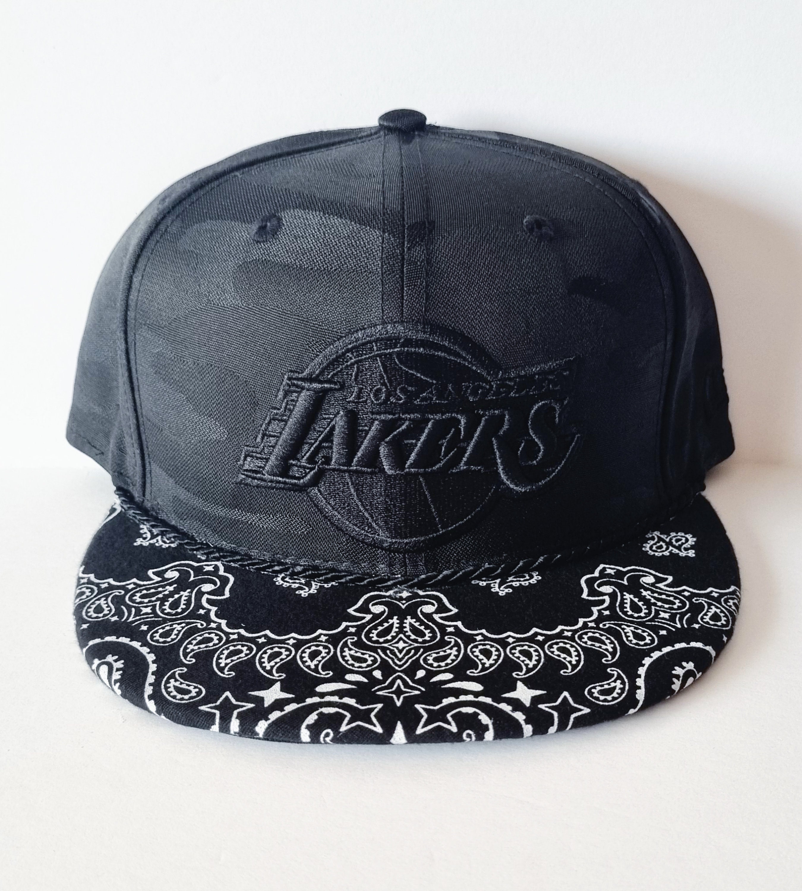NBA Los Angeles Lakers Custom Snapback: Bandana - Etsy