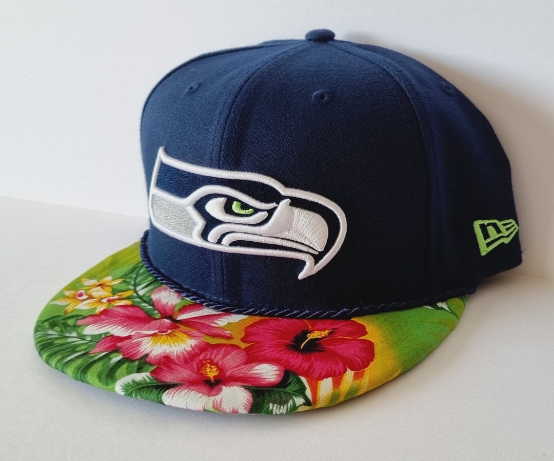NFL Seattle Seahawks Custom Snapback: Flowers in the Jungle - Etsy