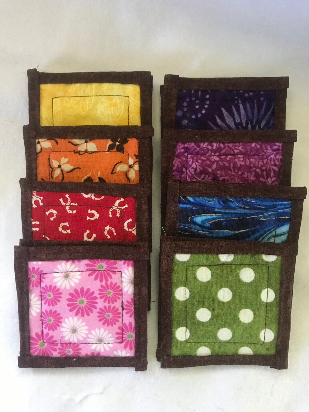 Rainbow Fabric Matching Memory Game - Etsy