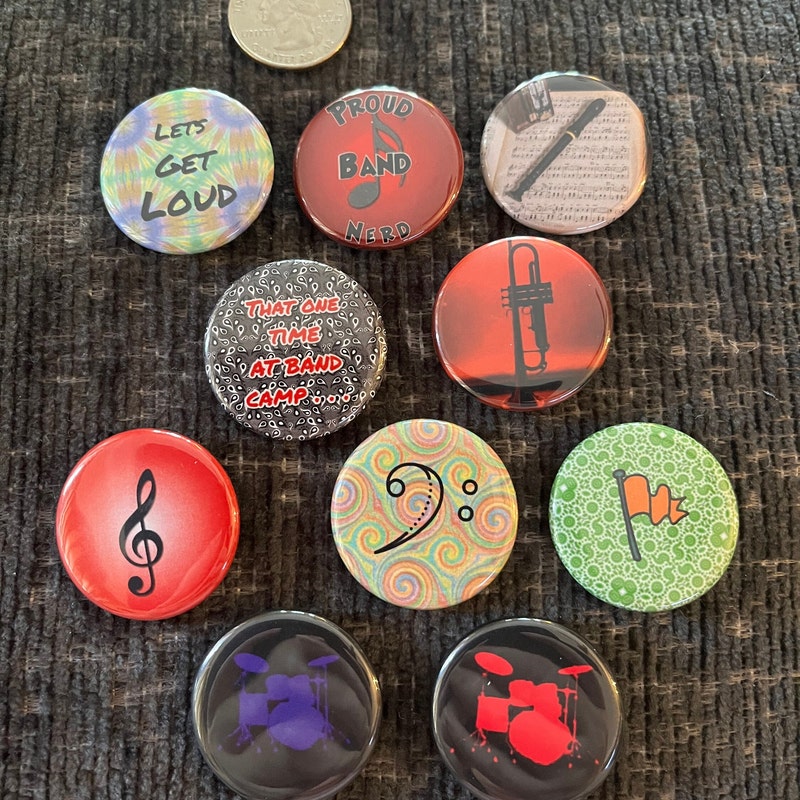 Band Button - Etsy