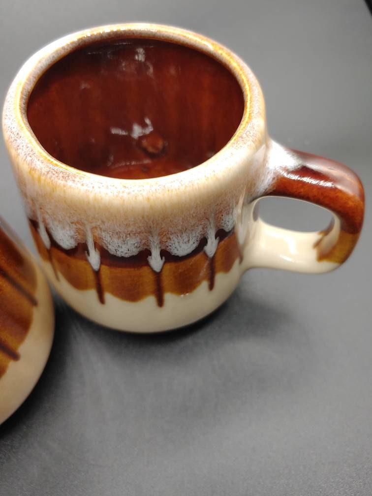 Drip Glazed Coffee Mugs - Etsy