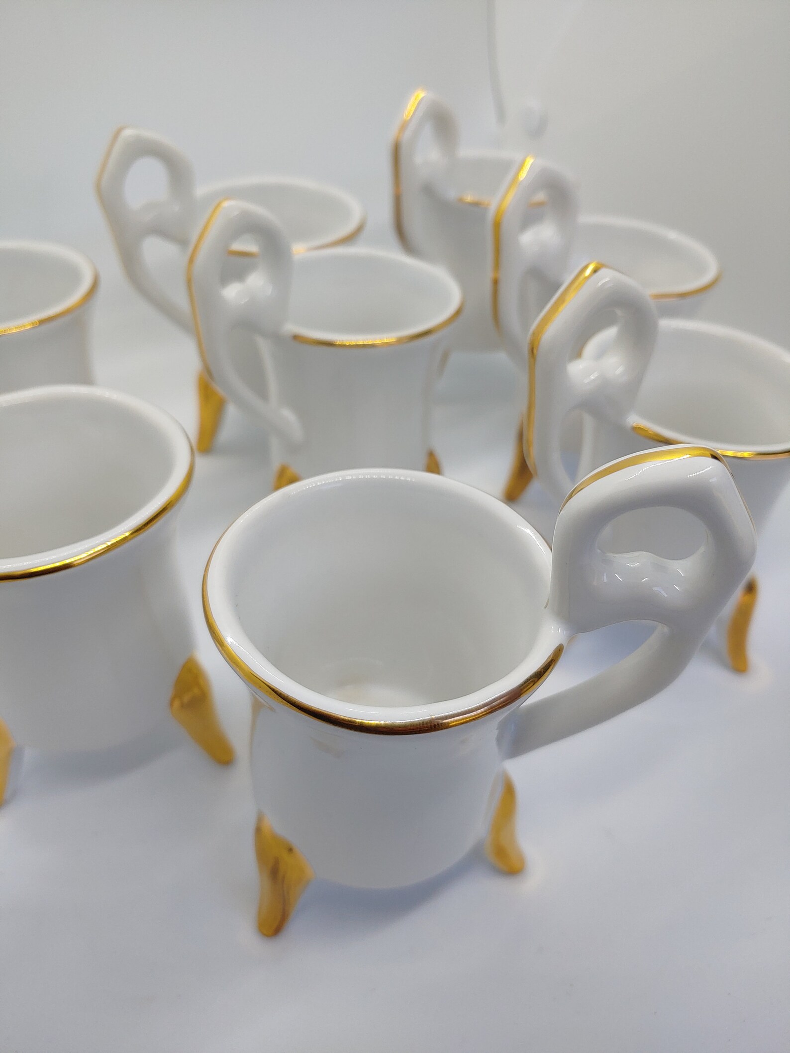 Japanese Tea Cups Saki Cups Espresso Cups Three Legged - Etsy