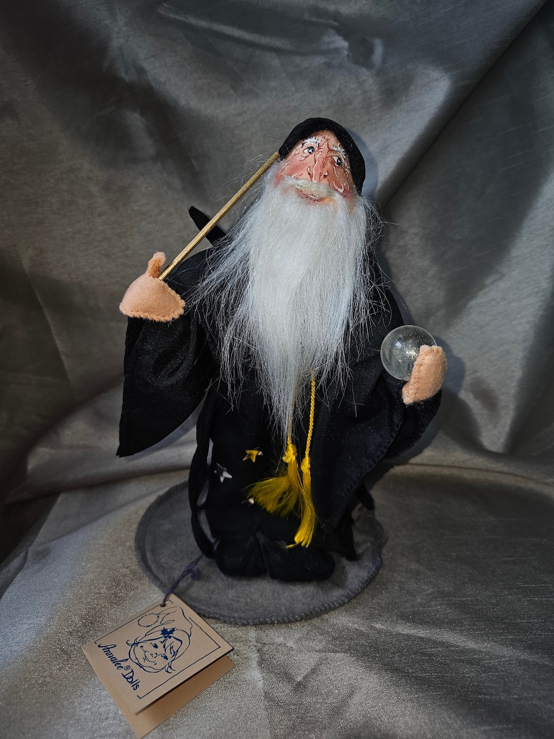 Merlin the Magician *numbered Annalee 1989 Wizard Figurine Made in USA ...
