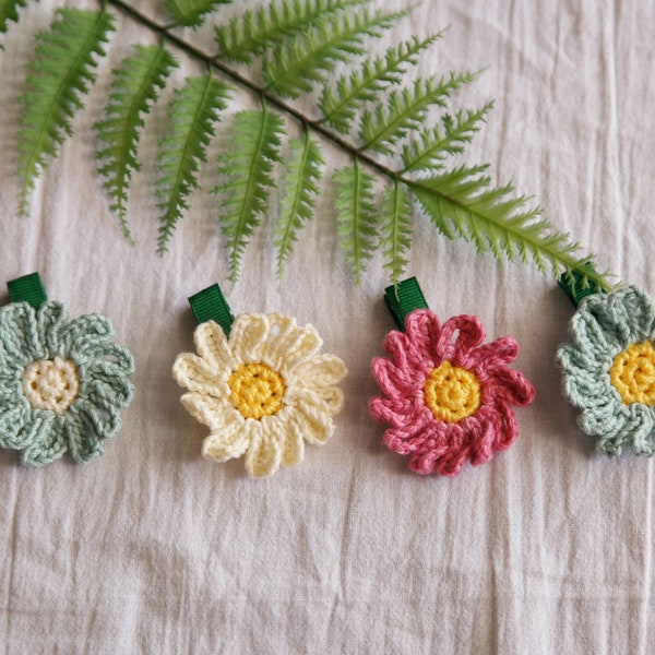 Crochet Hair Clips - Etsy