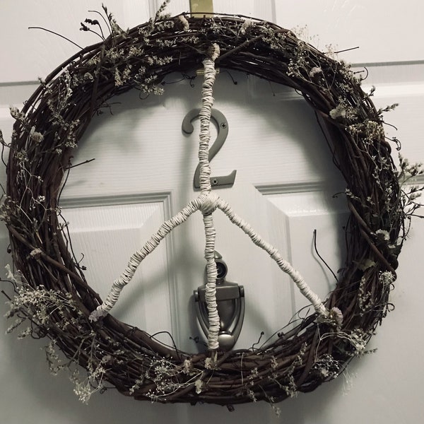 Peace Wreath - Etsy