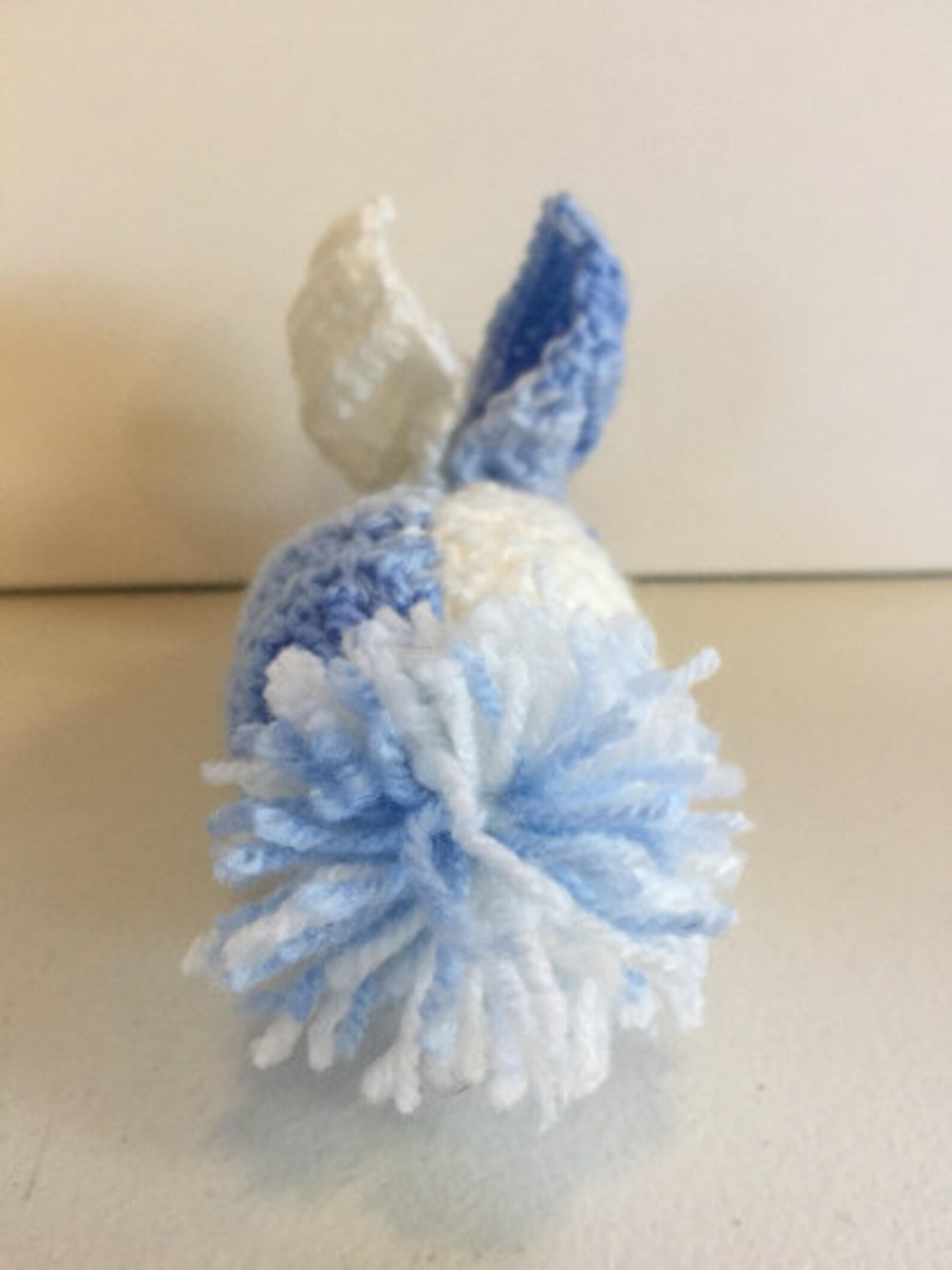 Bunny Rabbit Yarn Crochet Doll Chic Easter Small Stuffed - Etsy
