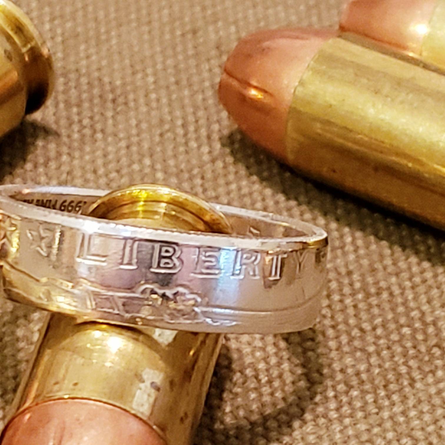 SILVER LIBERTY RING | Etsy