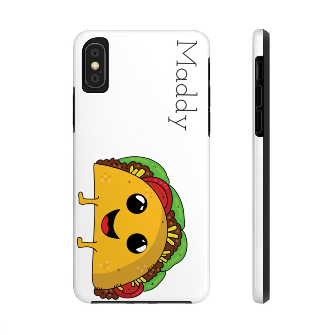 Happy Taco Phone Case - Etsy