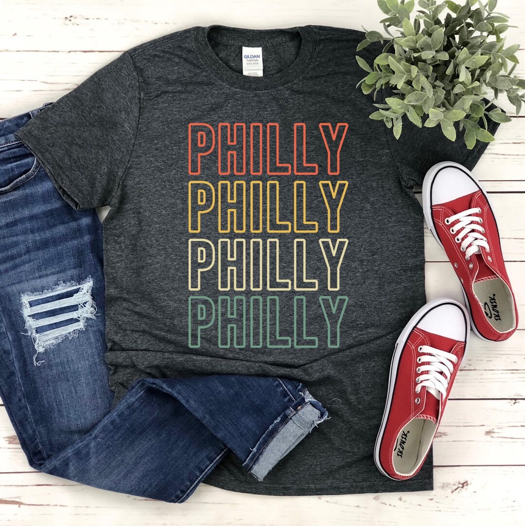 PHILLY Retro Shirt | Tank Top | Sweatshirt | Hoodie | Cute Philadelphia ...