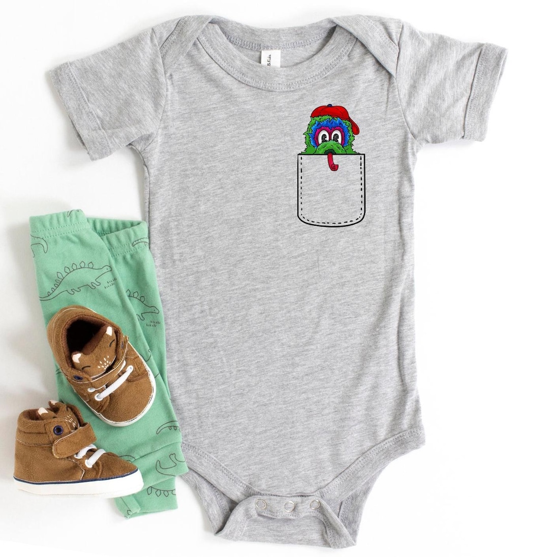 Phanatic Pocket Pal Baby Bodysuit | Mascot One Piece | Philadelphia ...
