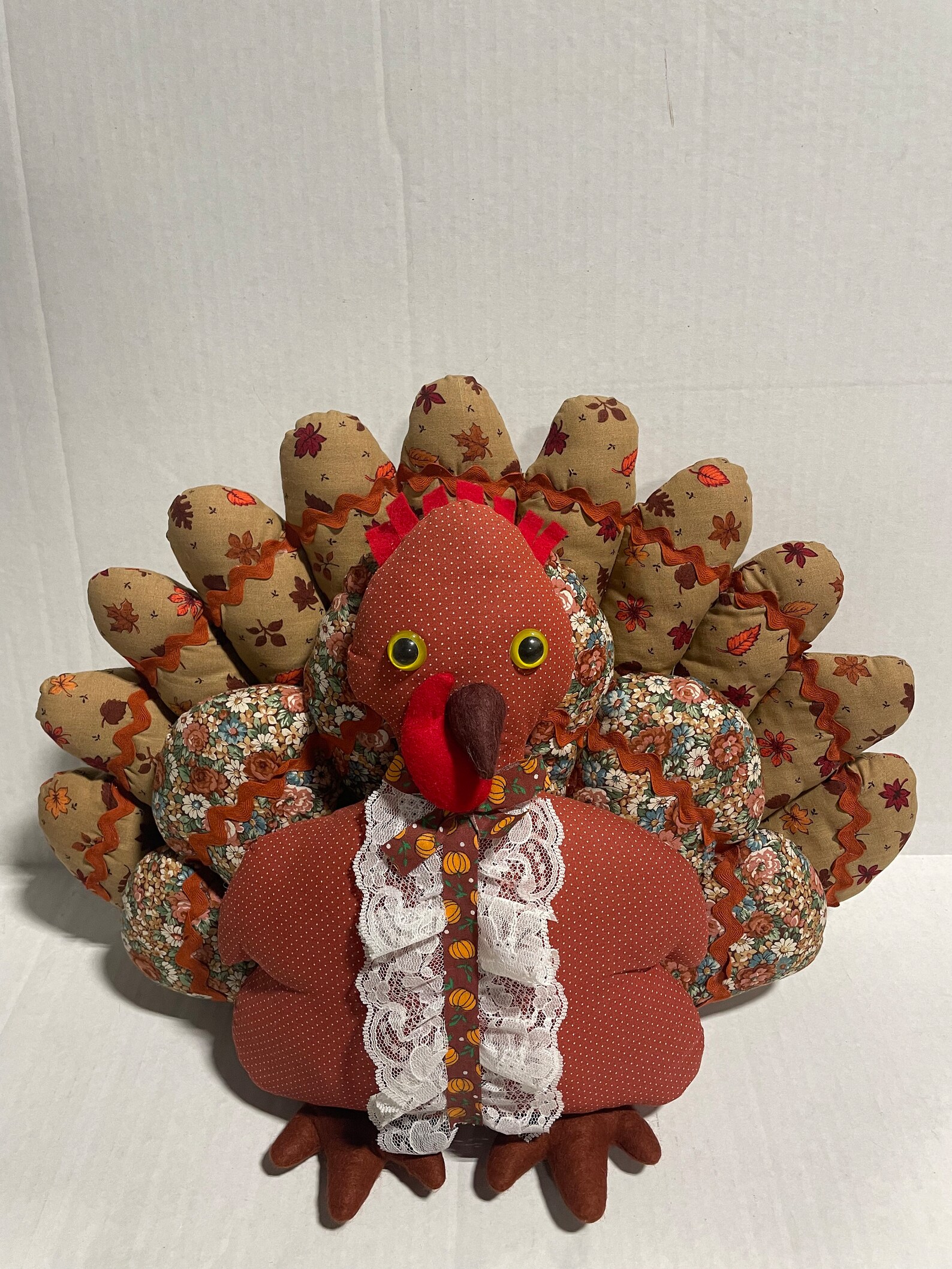 Stuffed Animal Plush Turkey Centerpiece Decoration Great for ...