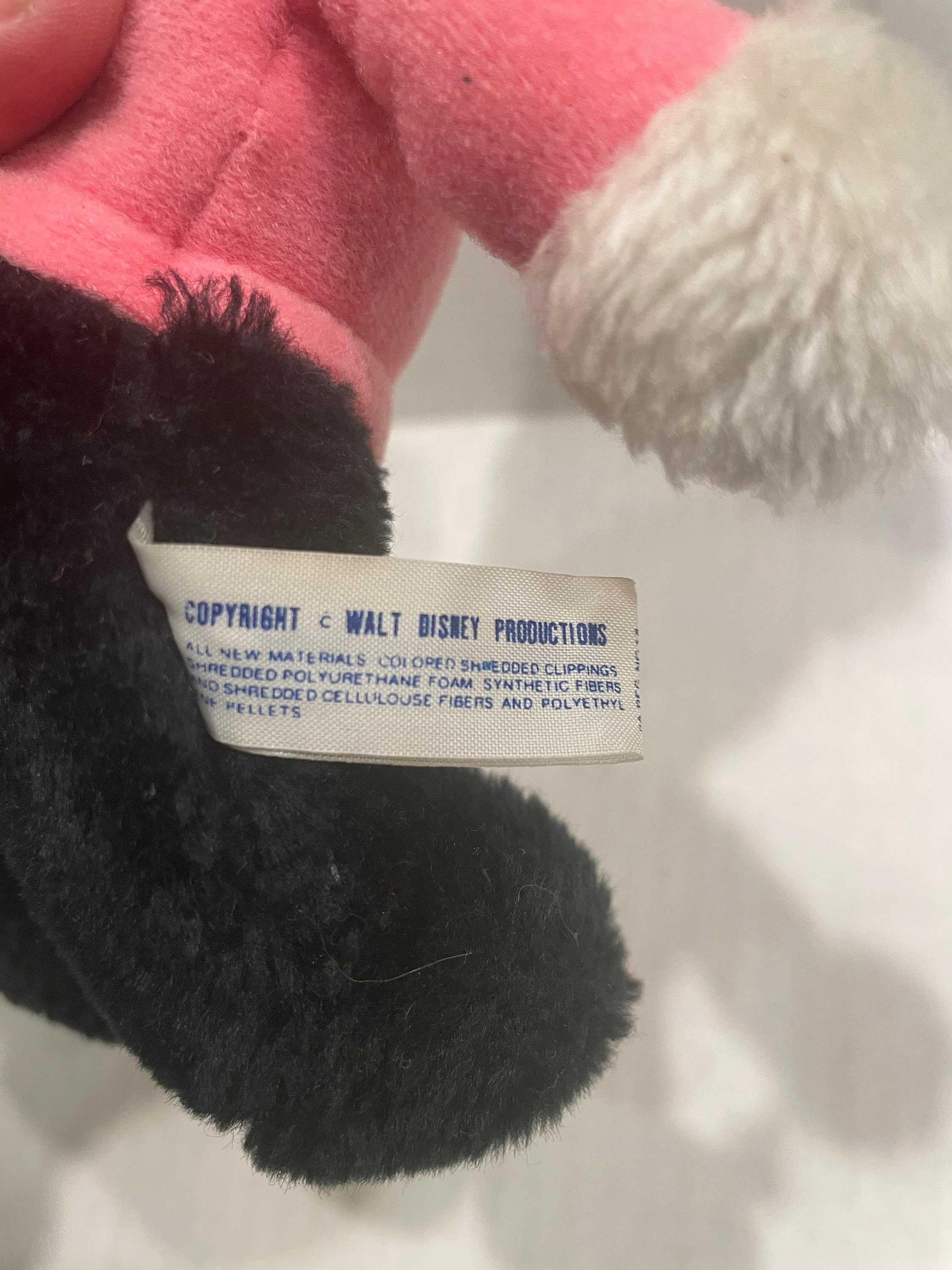 Vintage Knickerbocker 1970s Minnie Mouse Plush Doll Stuffed Animal-rare ...