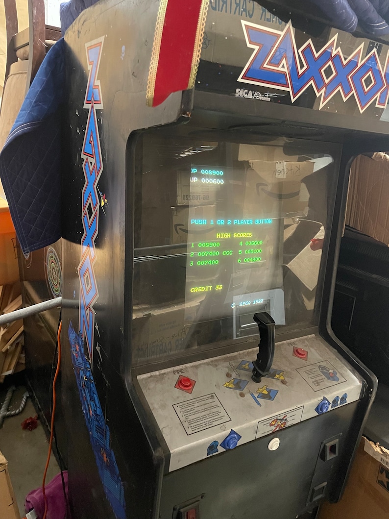 ZAXXON Arcade Machine by Sega/gremlin 1982 (excellent Condition) *RARE* Full Size Original ...
