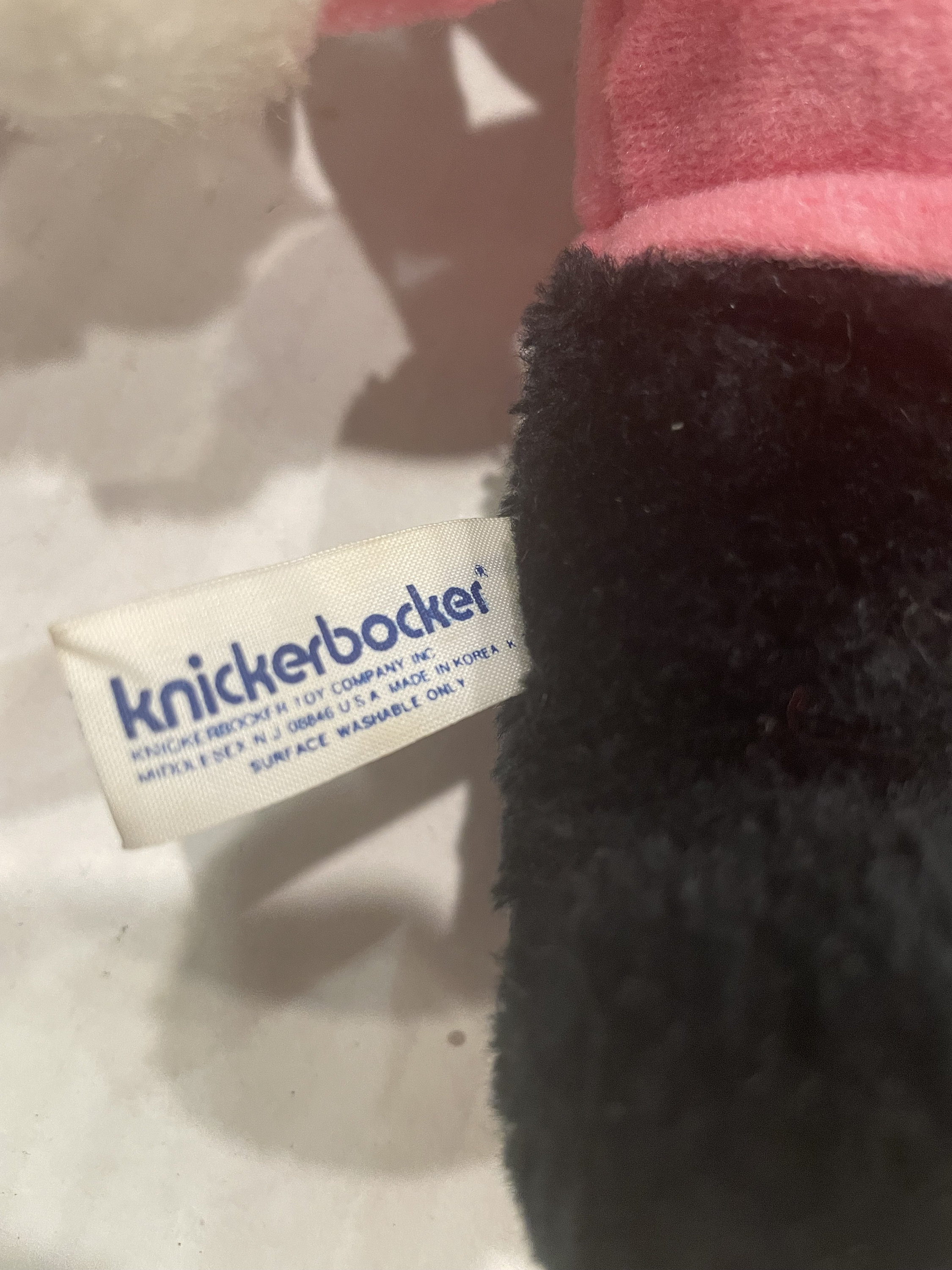 Vintage Knickerbocker 1970s Minnie Mouse Plush Doll Stuffed Animal-rare ...