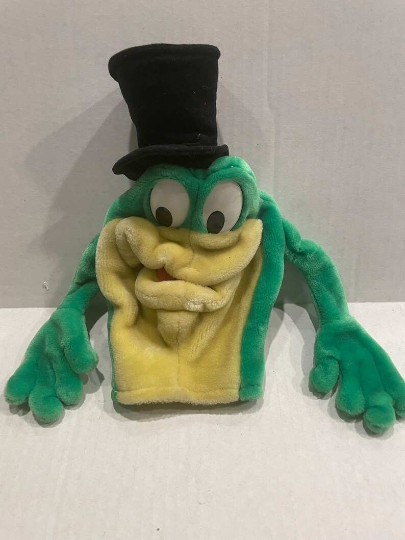The WB Frog Warner Brothers Michigan J. Frog Looney Tunes Plush Puppet ...
