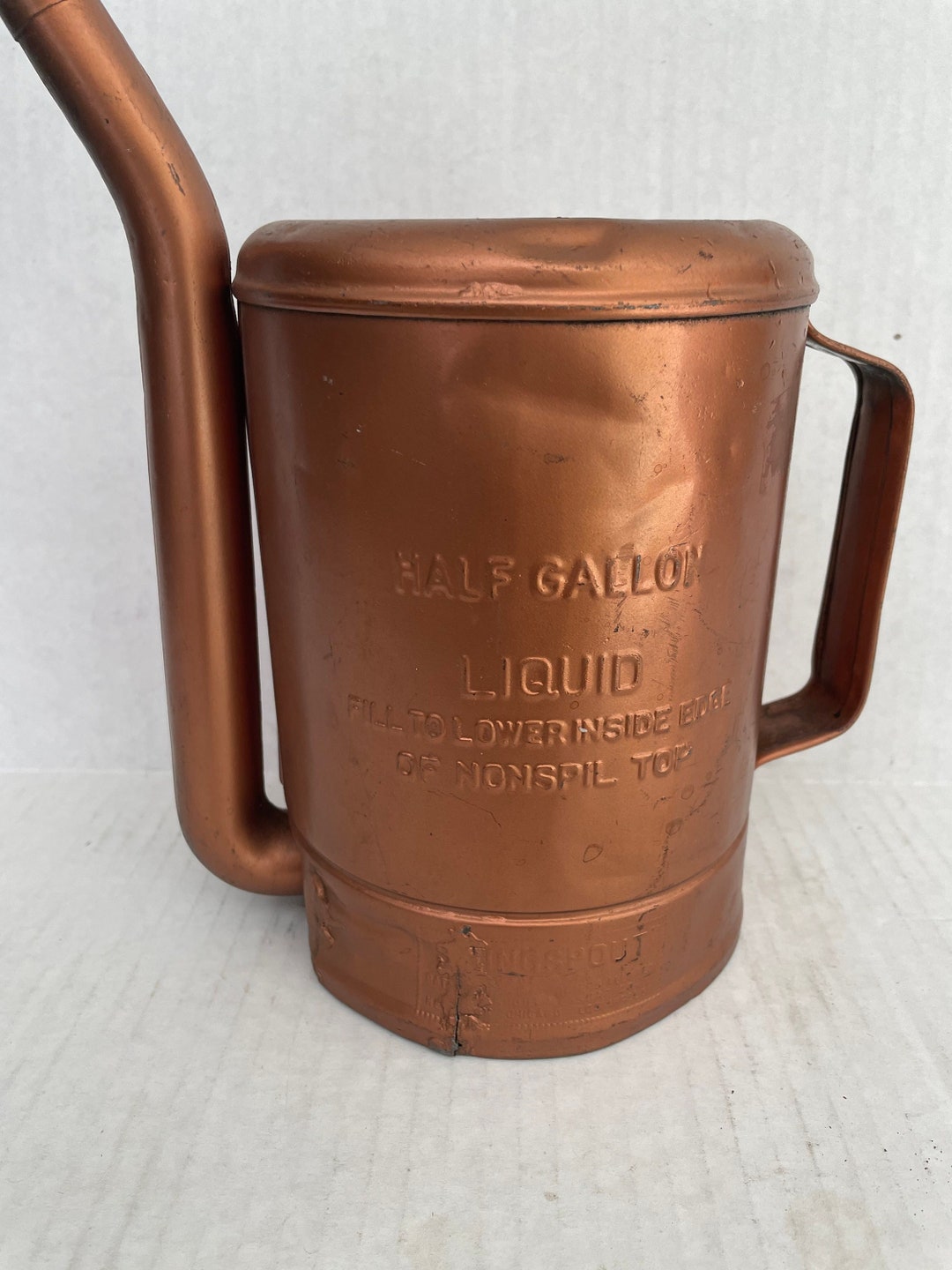 1920s Copper Oil Can With Swing Spout - Etsy