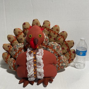 Stuffed Animal Plush Turkey Centerpiece Decoration Great for ...